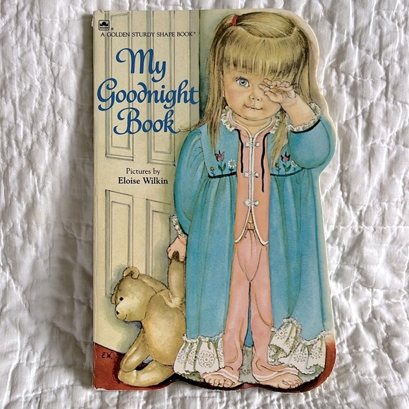 Golden Book | Other | Vtg 981 My Goodnight Book Golden Sturdy Shape ...